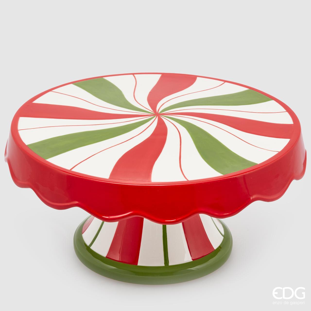 Alzata Candy ceramica Natale 2025 EDG Enzo De Gasperi